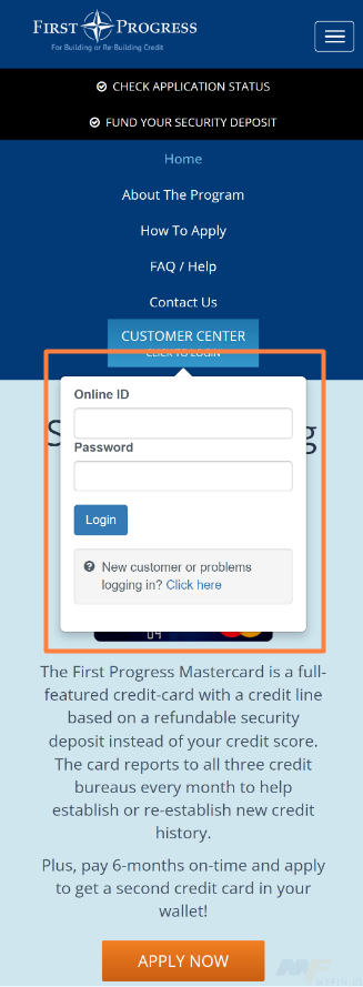 First Progress Credit Card: Login & Customer Service Phone Number