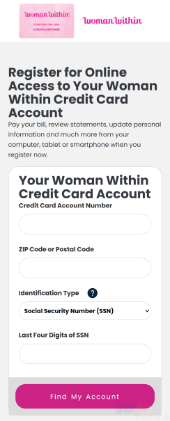 Woman Within Credit Card: Login & Customer Service Phone Number