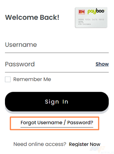 B&H Payboo Credit Card: Login & Customer Service Phone Number