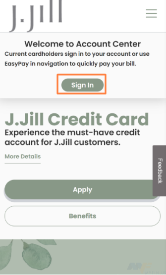 J.Jill Credit Card Login: Login & Customer Service Phone Number