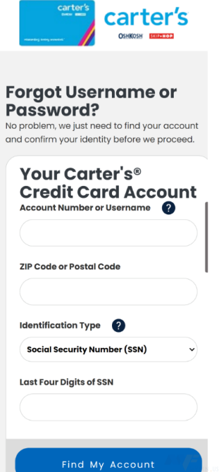 Carter’s Credit Card: Login & Customer Service Phone Number