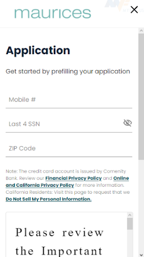 Maurices Credit Card: Login & Customer Service Phone Number