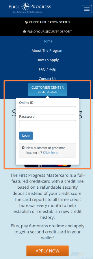 First Progress Credit Card: Login & Customer Service Phone Number