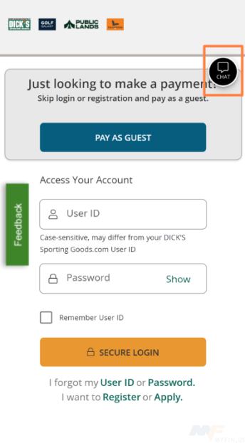 DICK'S Credit Card: Login & Customer Service Phone Number