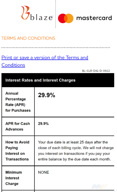 Blaze Credit Card Login: Login & Customer Service Phone Number